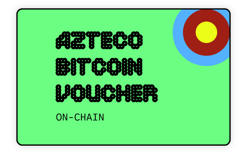 Azteco Bitcoin Voucher On-Chain – Shoppy Code