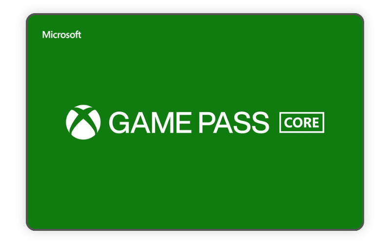 Xbox Game Pass Core Gift Card – Shoppy Code
